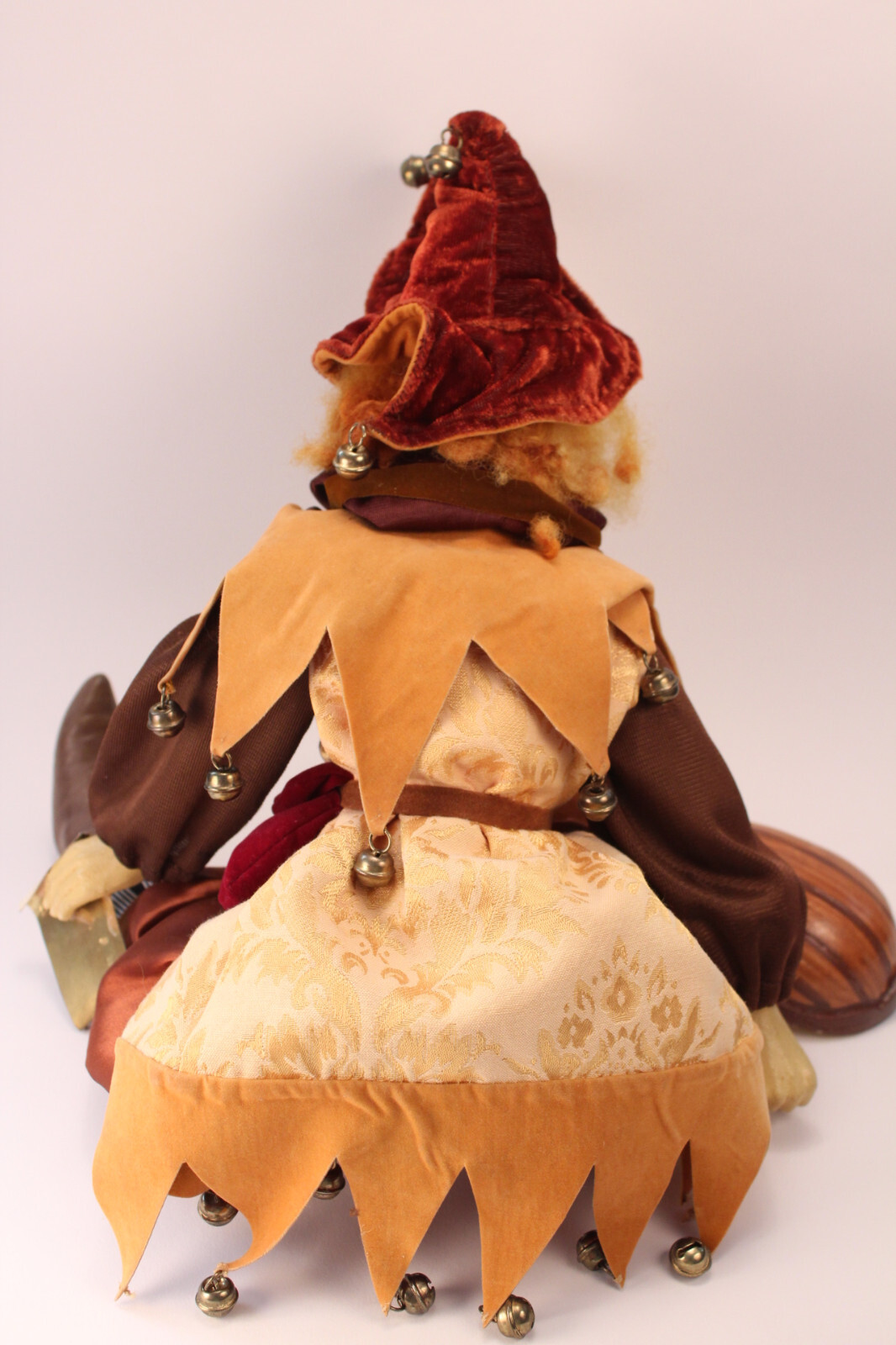 Aldik A Fool Who Thinks He Is Wise Marotte Jester Poseable 20" Doll w ...