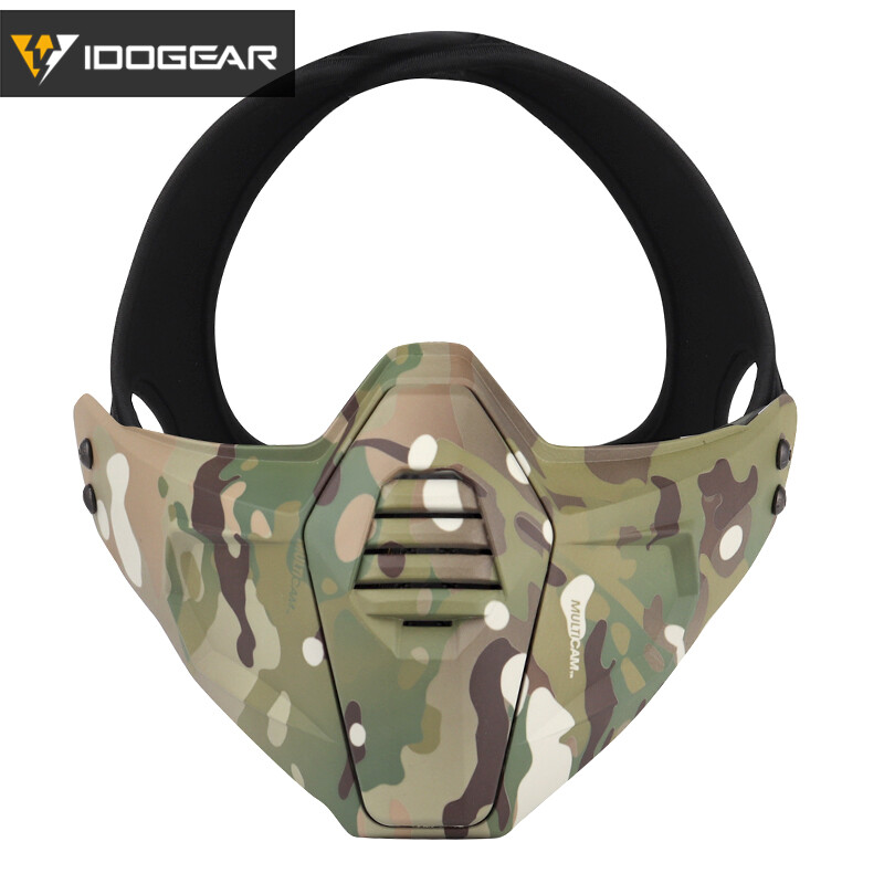 Military Half Mask Shs Skull Half Face Mask For Cs Game, Military,