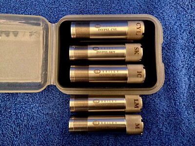 SET OF 5 BRILEY STAINLESS BROWNING INVECTOR + PLUS CHOKE TUBES WITH ...