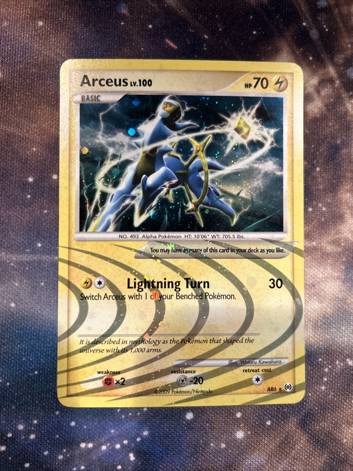 Arceus Level 100 Pokemon Card