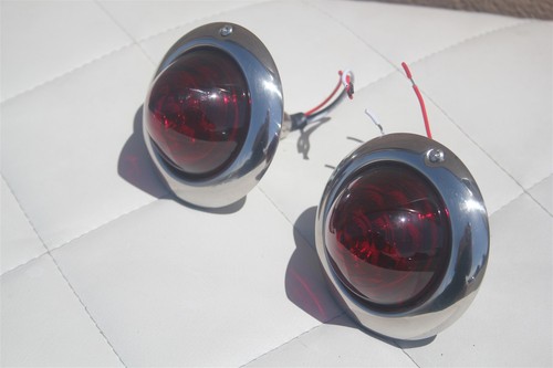 Bee Hive Dual Function LED Tail Lights Stop Turn Brake Custom Hot Rat ...