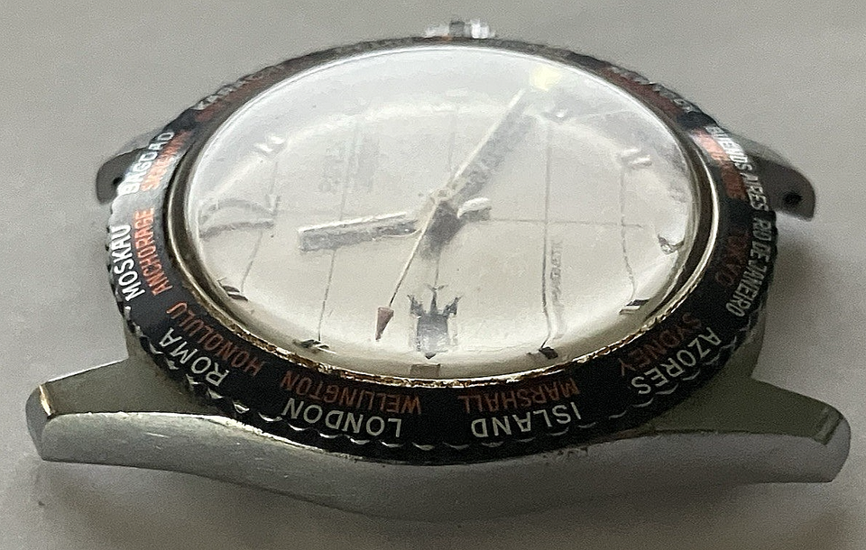 💥 ROVAC AIRMAN Swiss World Time Wrist Watch - FOR SPARES OR REPAIR | eBay