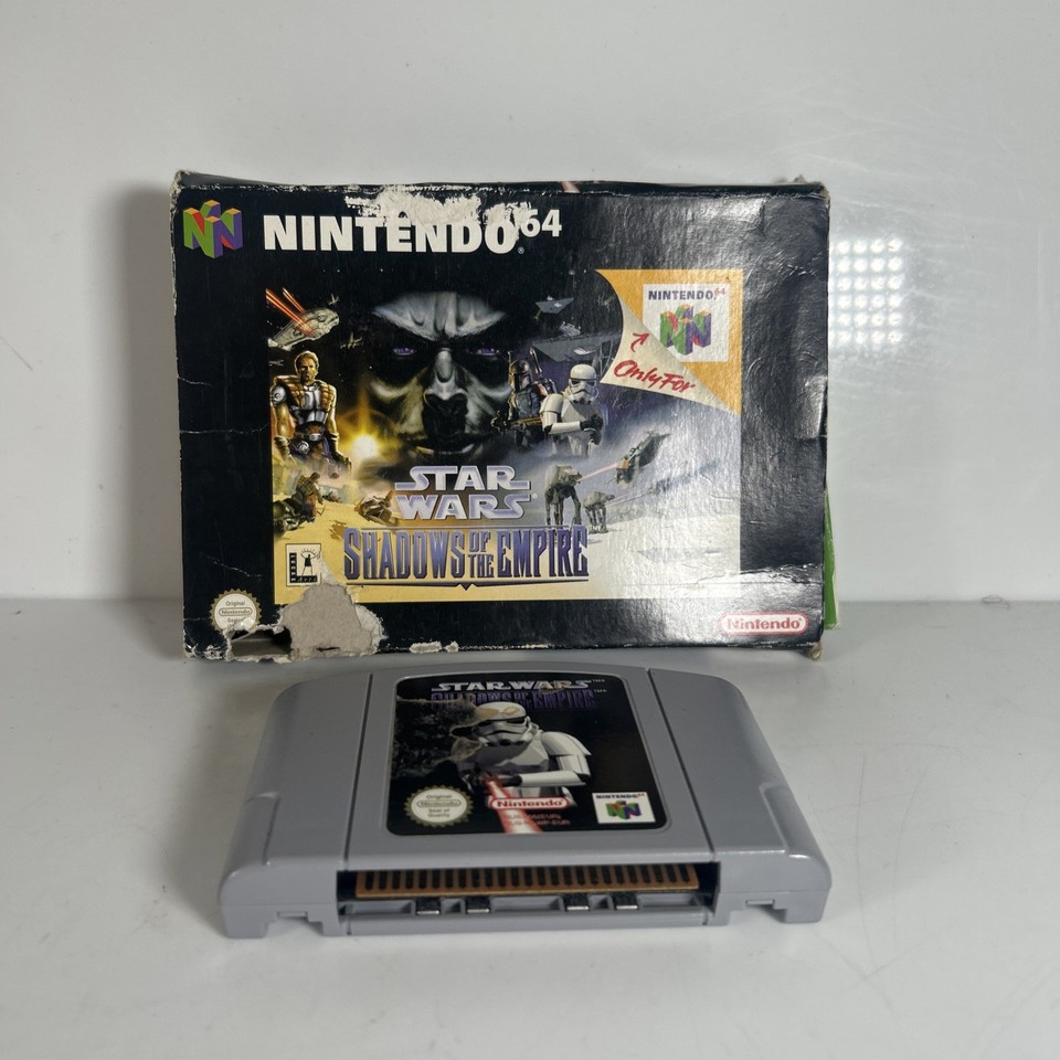 Nintendo 64 Console Boxed With Star Wars Shadows Of The Empire - READY ...