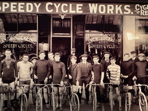 Speedy Cycle Works 1913 Bicycle Repair Shop Vintage 8-1/2" x 11 ...