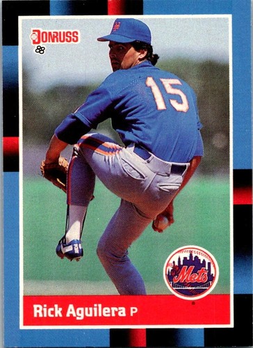 Rick Aguilera Donruss 1987 Mets Number 446 Sports Trading Card ...