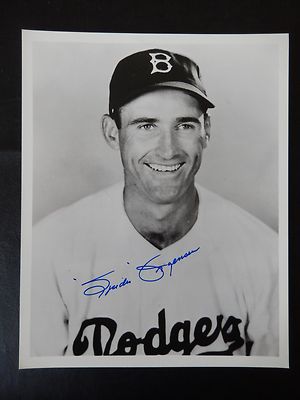 Spider Jorgensen Autographed 8" X 10" Photograph | eBay