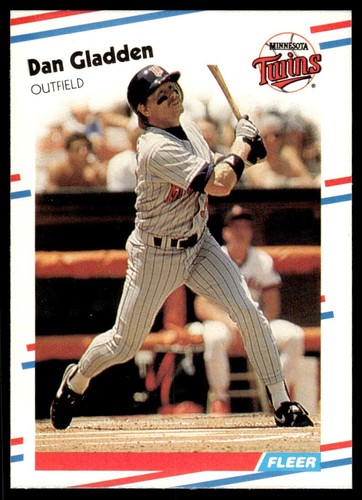 1988 Fleer #12 Dan Gladden - Minnesota Twins | eBay