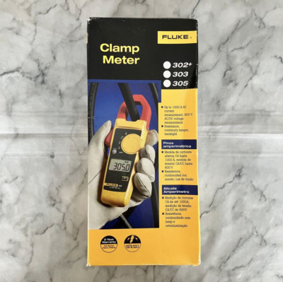 FLUKE AC400A FLUKE-302+/APAC Digital Clamp Meter AC DC Volt Amp ...