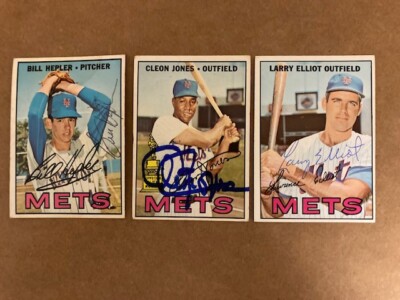 Bill Hepler NY Mets Autographed Signed 1967 Topps Card with COA | eBay
