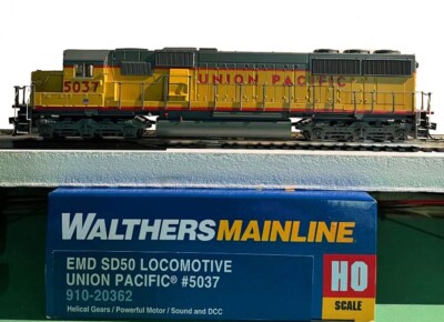 HO WALTHERS MAINLINE 910-20362 EMD SD50 LOCOMOTIVE UNION PACIFIC #5037 DCC SOUND | eBay
