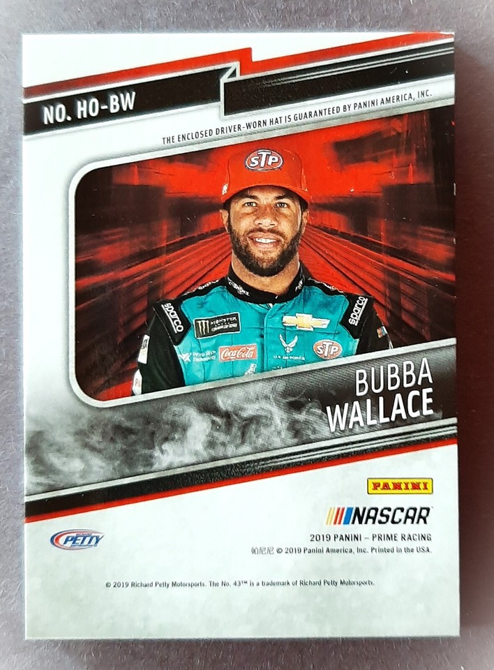 2019 Prime Racing Hats Off Headband BUBBA WALLACE 7/31 | eBay