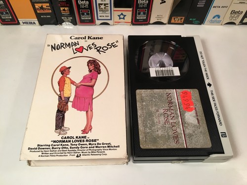 * Norman Loves Rose 80's Comedy Betamax NOT VHS 1982 Carol Kane Vestron ...