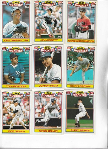 1989-TOPPS-ROOKIES COMMEMORATIVE SET-33 CARD SET | eBay