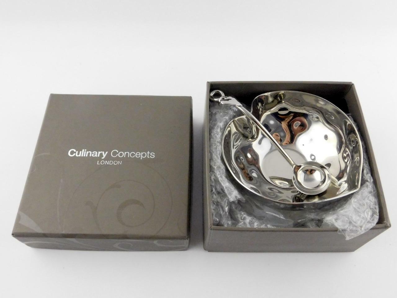 Culinary Concepts London Stainless Steel Heart Bowl w Heart Spoon in ...