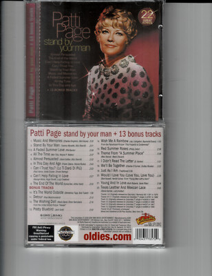 PATTY PAGE - STAND BY YOUR MAN (CD 2008) NEW **13 BONUS TRACKS ...
