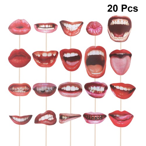 20 Pcs Props Photo Booth Party Photobooth Funny Selfie | eBay