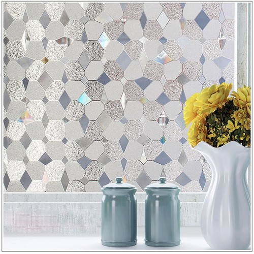 Decorative Balcony Bathroom Window Decals Vinyls Privacy Film Glass ...