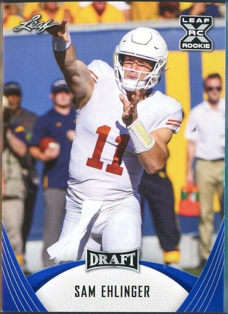 2021 Leaf Draft - Blue #09 Sam Ehlinger (RC) for sale online | eBay