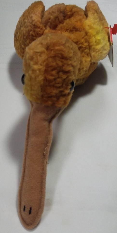 TY Beanie Baby Beak Kiwi Bird 1998 Retired Pristine Original Rare ...