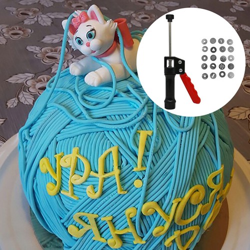 DIY Craft Pottery Clay Extruder Fondant Cake Slime Pastry Gun Modeling ...