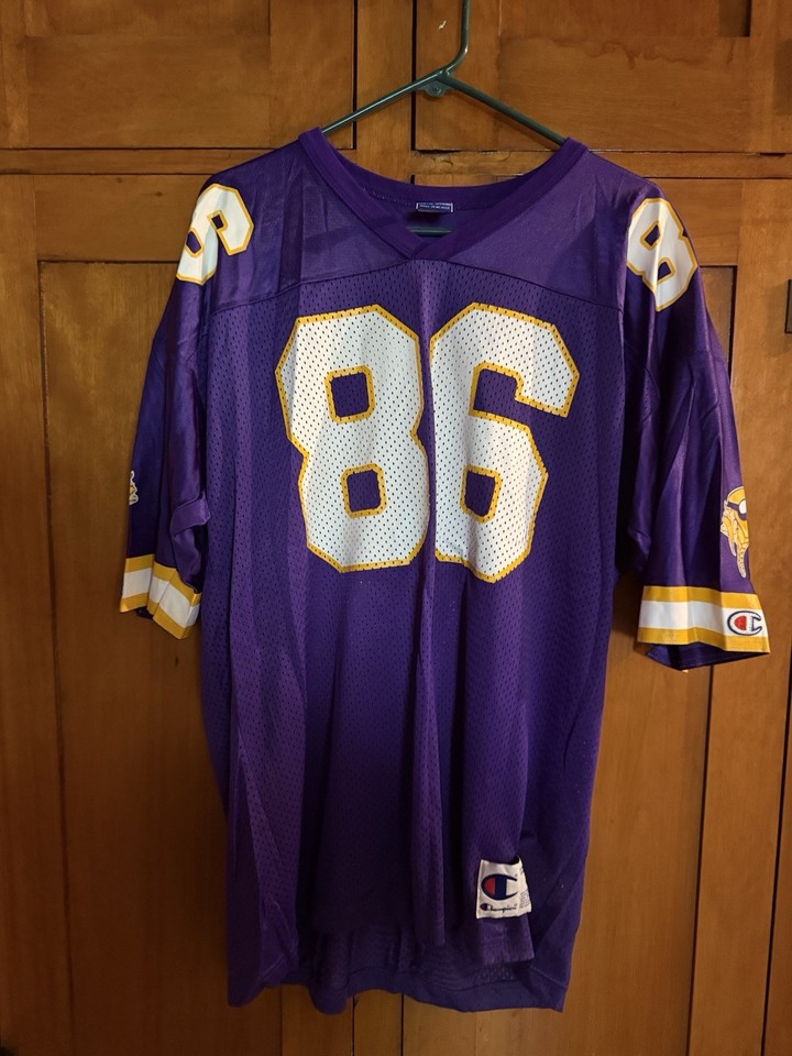 Champion NFL Minnesota Vikings Jake Reed #86 Football Jersey Size XL | eBay