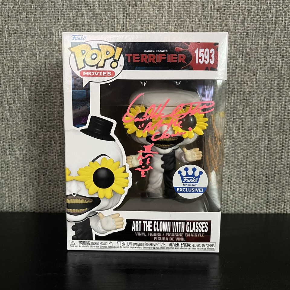 Art The Clown With Glasses Pop Signed by Lauren La Vera & David Howard ...