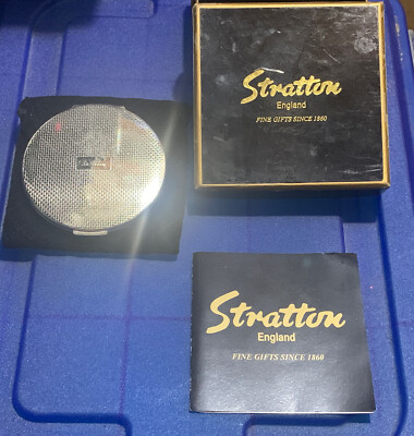 STRATTON MADE IN ENGLAND Compact with Box & Pouch | eBay