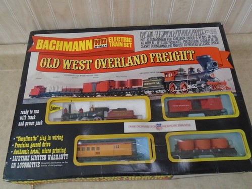 VTG BACHMANN OLD WEST OVERLAND FREIGHT HO ELECTRIC TRAIN SET UNION ...