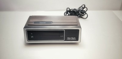 Vintage Ken-Tech Digital Radio Alarm Clock T-2077 Wood Grain WORKS | eBay