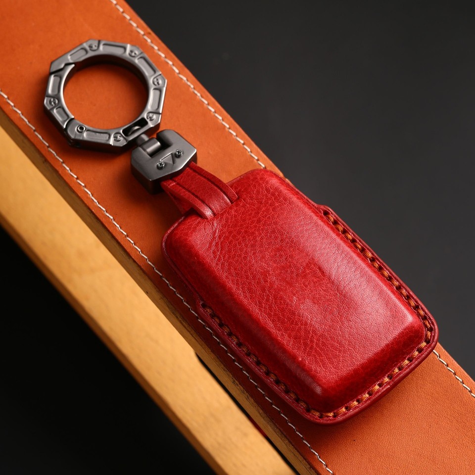 Real Leather Car Key Case Cover For Land Rover Range Rover For Jaguar E ...