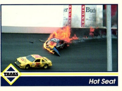 1992 Traks #191 Sterling Marlin/Darrell Waltrip Crash | eBay