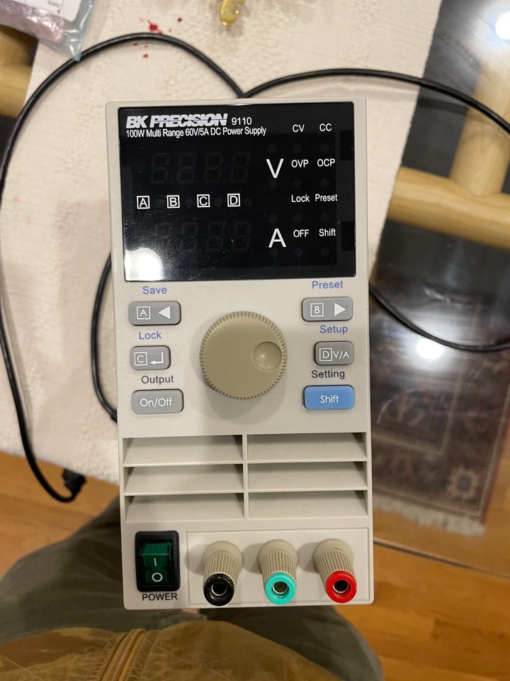 Used BK Precision 9110 Program Mlti Range Digi Pwr Sply, 60V/5A, 100W ...