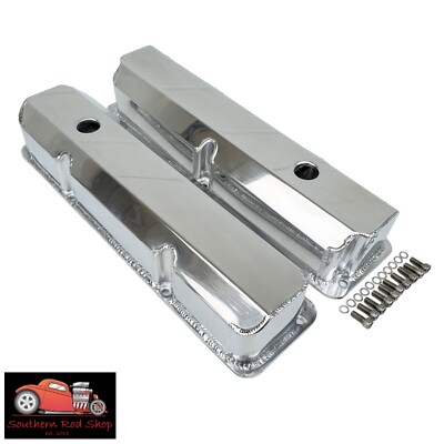 Big Block Ford FE Polished Fabricated Valve Covers 352 360 390 427 428 ...