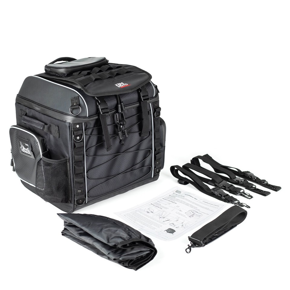 Motorcycle Sissy Bar Trunk Tail Bag for Sportster 833 1200/ Dyna/V-Star ...