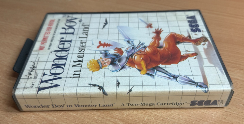 SEGA MASTER SYSTEM - WONDER BOY IN MONSTER LAND ** FREE POST AUS ...