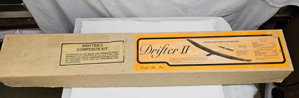 Craft-Air "Drifter II", Remote Control Model Airplane - Sailplane Kit ...