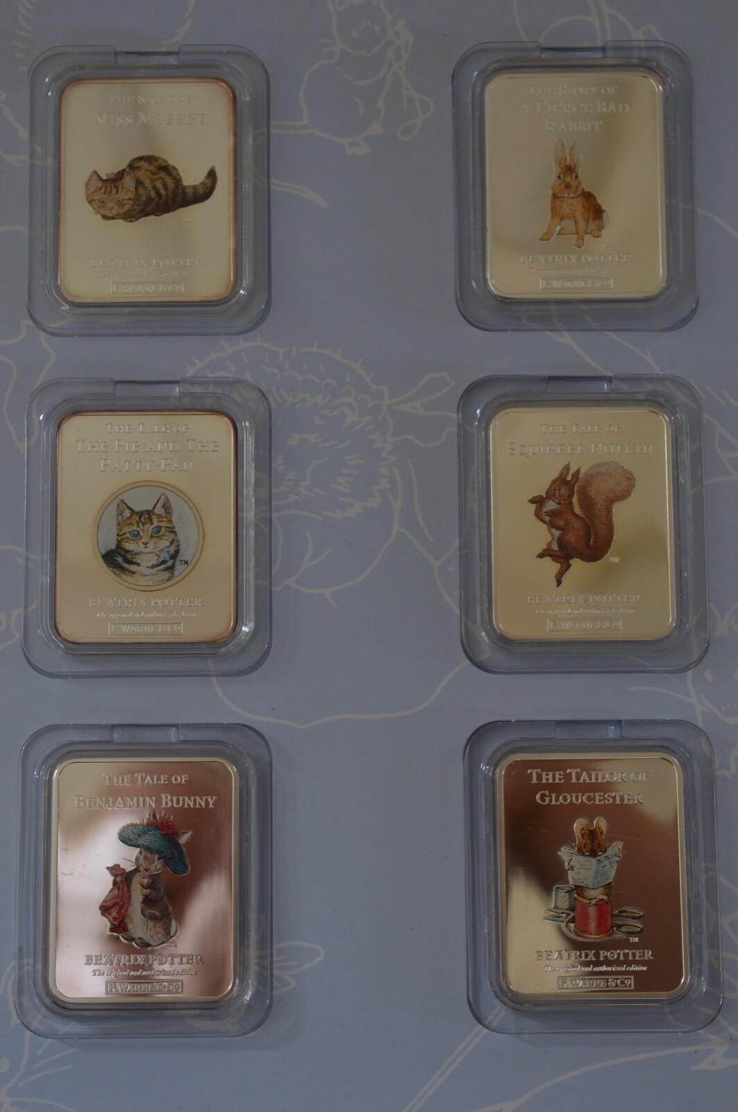 The World of Peter Rabbit 12 Ingot Collection Beatrix Potter Set | eBay UK