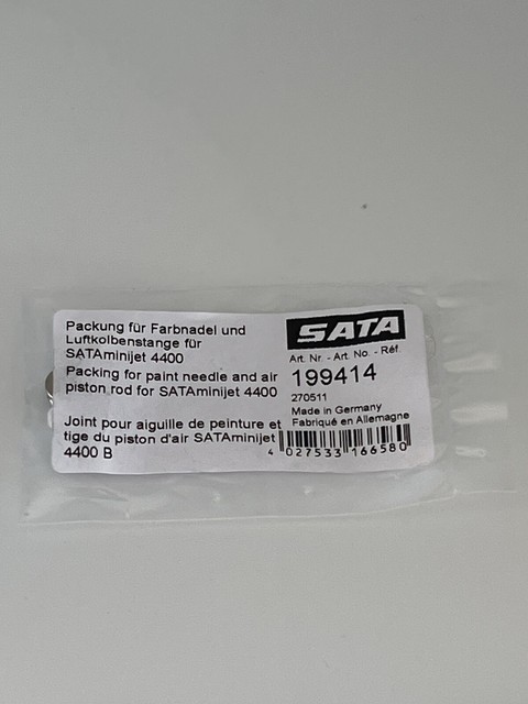 SATA 4400 Mini-jet Needle Packing Kit 199414 Mini Jet 4400b Repair ...