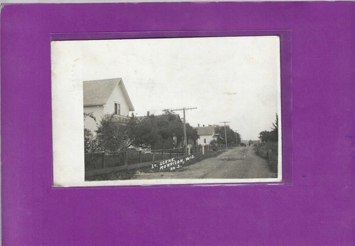 1911 early view street scene Morrison Wisconsin real photo postcard | eBay