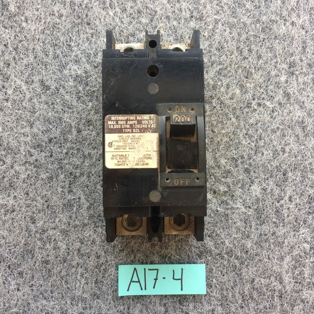 Square D Q2L2200 240V, 200A Circuit Breaker for sale online | eBay