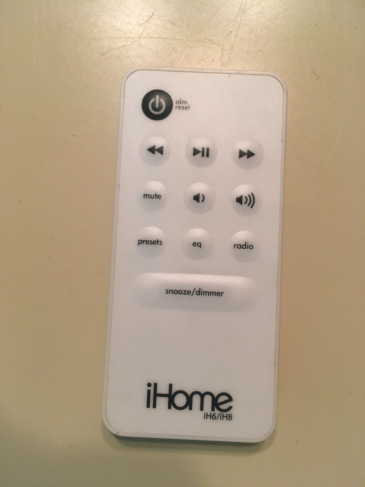 Genuine iHome iH6 or iH8 Remote Control, Instructions, dock adaptors ...