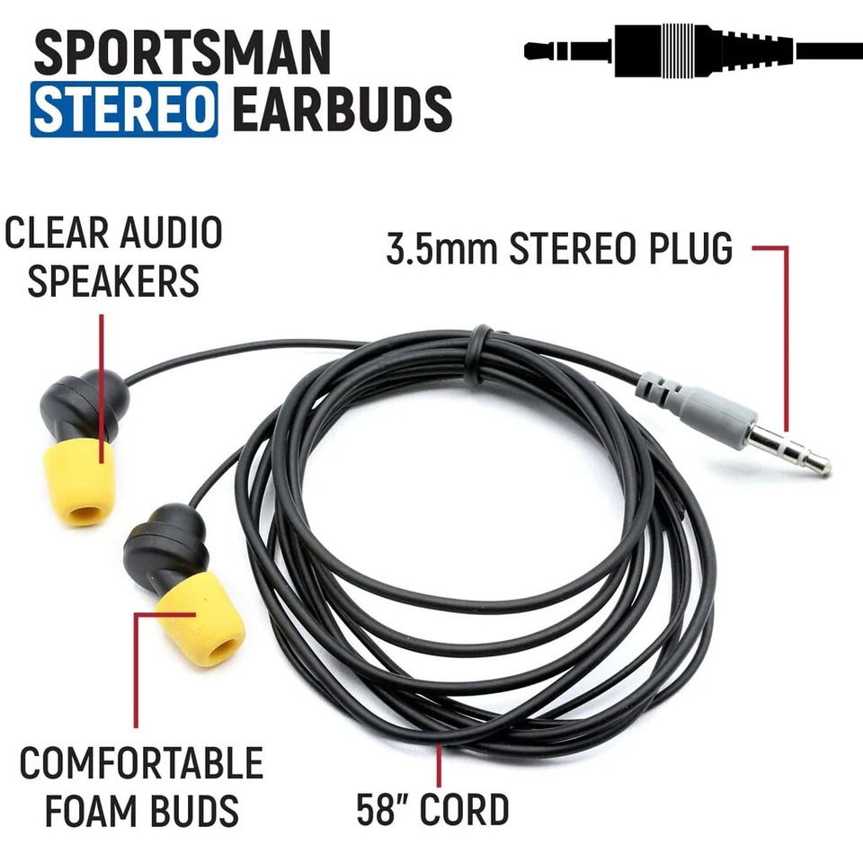 Racing Ear Buds Foam Scanner Stereo Racing Radios Communications ...