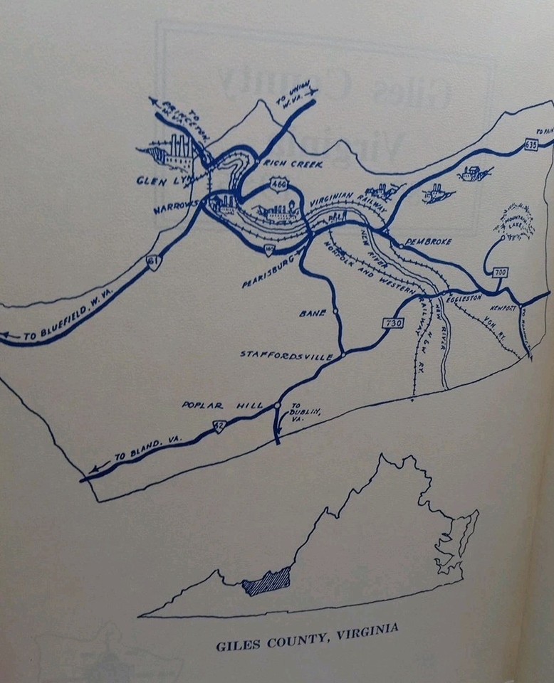 Giles County Virginia 1806-1956 Genealogy and Historical Records | eBay