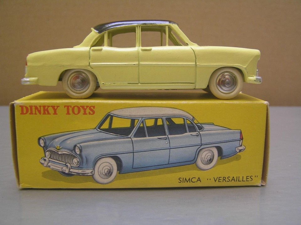 French Dinky 24Z Simca Versailles Yellow and Black 1/43 scale NM in ...