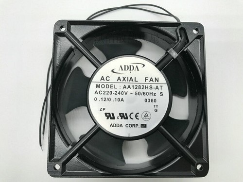 1 pcs Fan AA1282HS-AT AC 220V 0.12A 120*120*38MM 2 Wire Aluminum frame ...