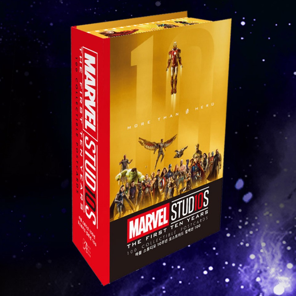 Avengers Post Card Collection 100 Marvel The 10th Anniversary Limited ...