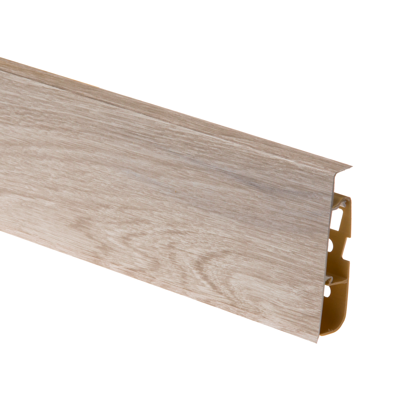 PVC Skirting Board Cable Cover 2.5m Flexible Edge 75mm Various Colours ...