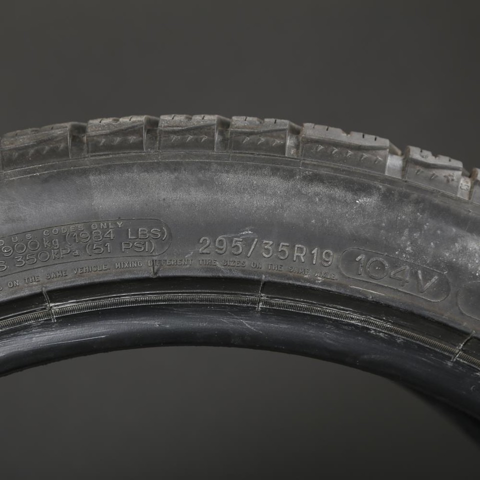 2X Winter Tires Michelin Pilot Alpin PA4 295/35 R19 104V MO DOT XX18 | eBay