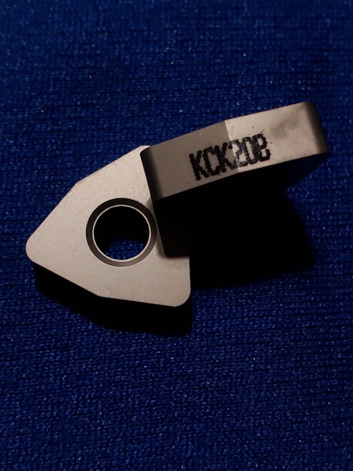 Kennametal WNMA080416/WNMA434 Grade KCK20B (5Pc) Kenloc Flat Top Insert ...