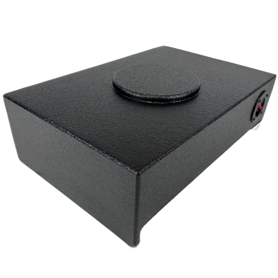 BASS 8 Inch Sealed Shallow Truck Subwoofer Box Enclosure | Down Fire ...